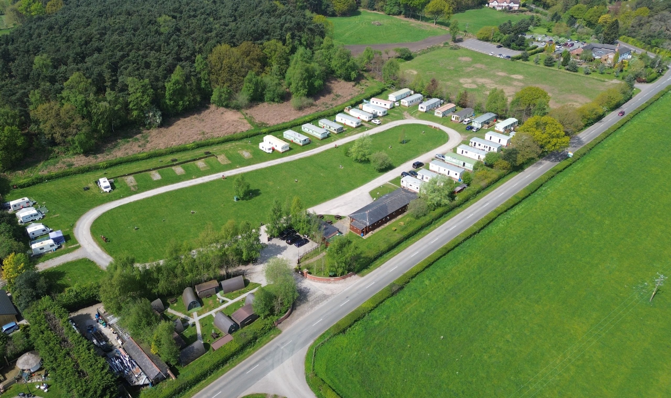 Fishpool Farm Caravan Park And Delamere Pods, Fishpool Road, Delamere ...