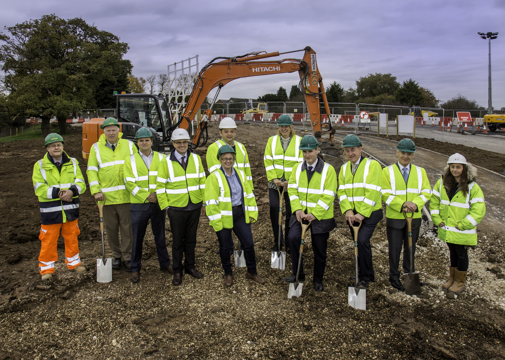 Ground Breaking At Cheshire Green Industrial Park - Legat Owen
